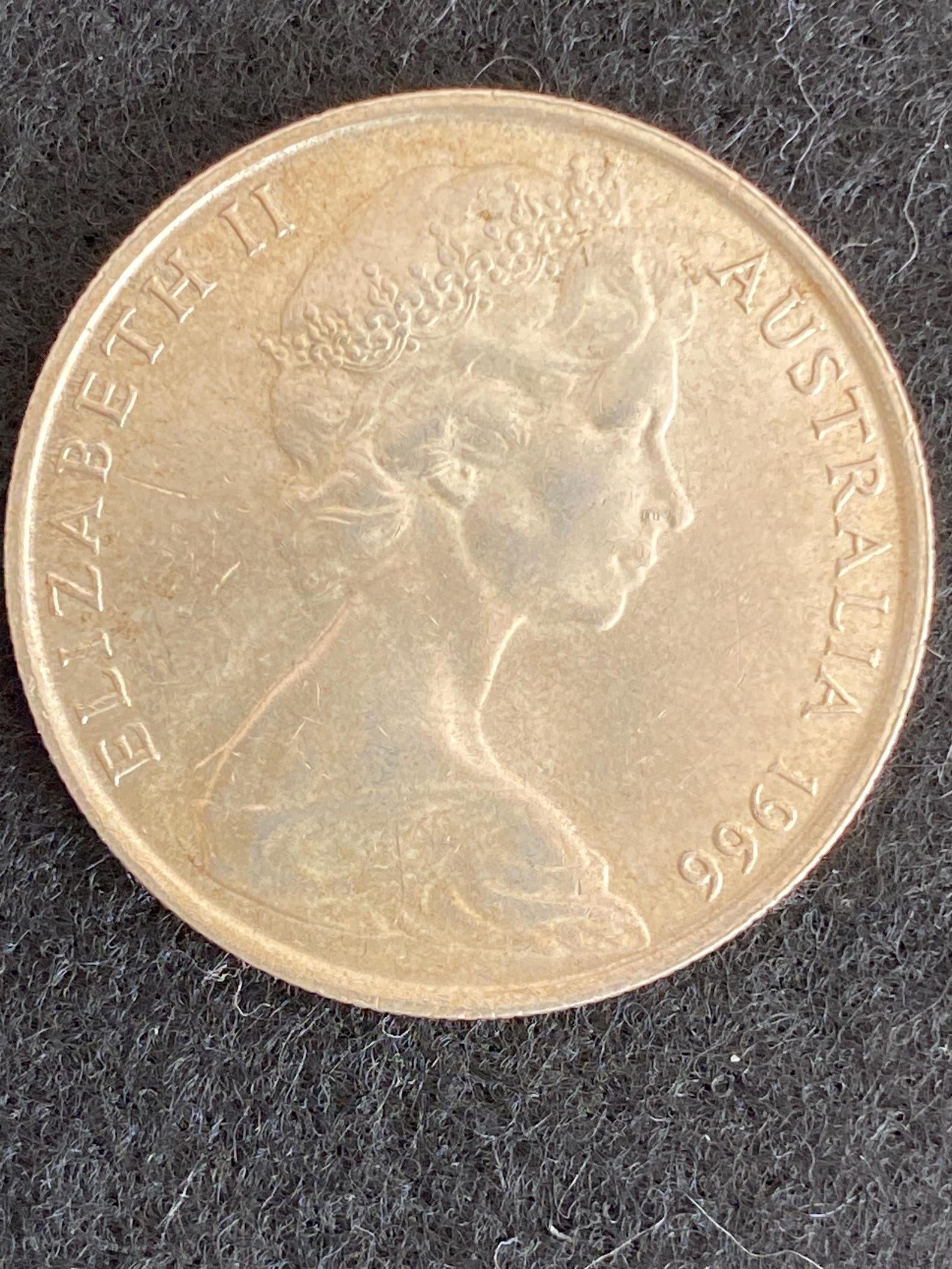 Australia 1966 - Round 50 Cent 80% Silver Coin - Etsy