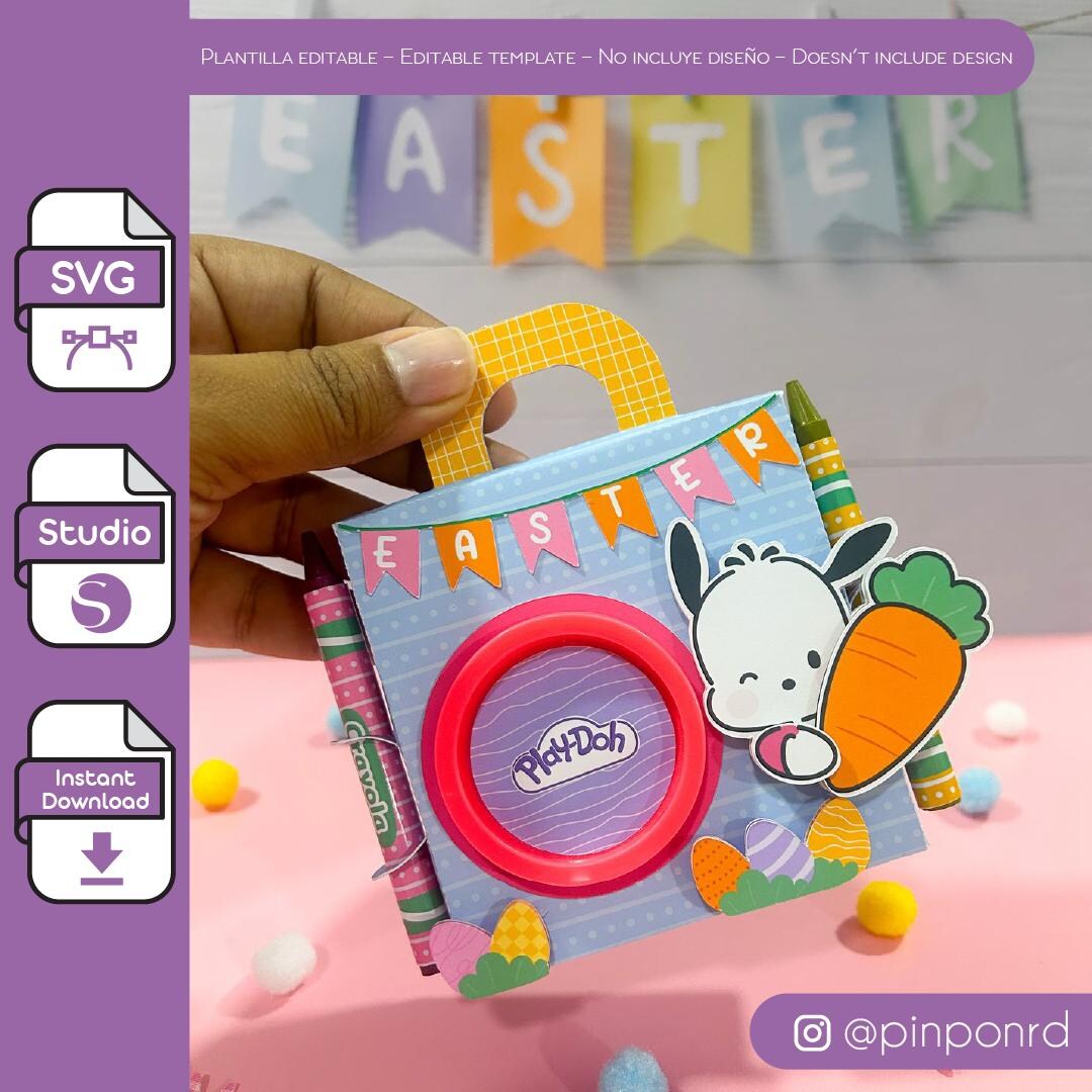 BUNDLE Activity Box 02, Coloring Activity Box, Mini Nutella box files ...