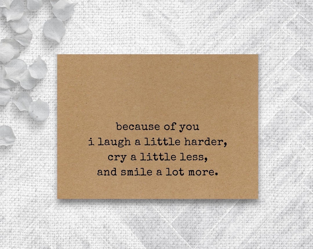 Thank You Card for Your Support, Help During Hard Times, Gratitude Card ...