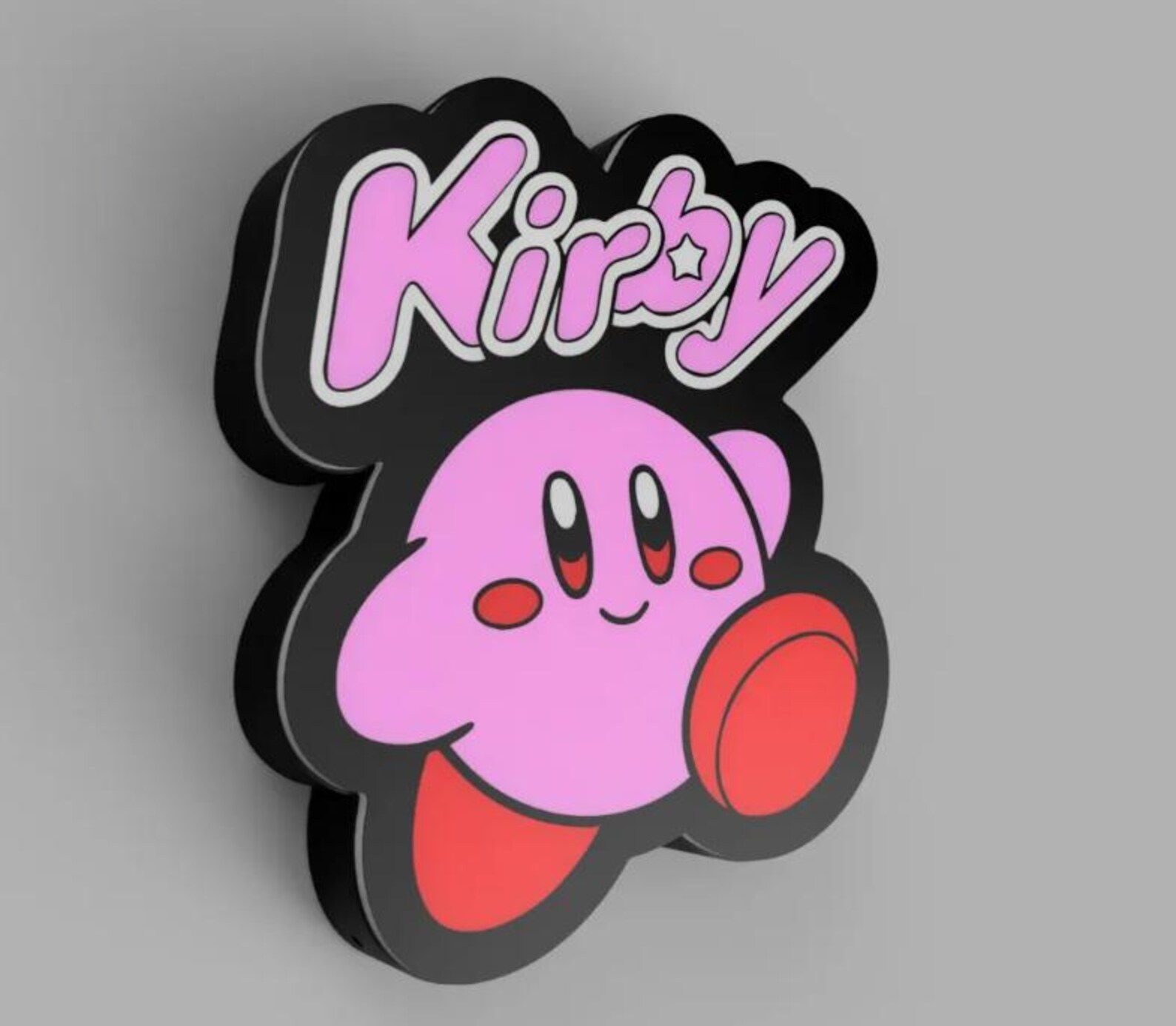 3D Printed Kirby Lightbox - Etsy