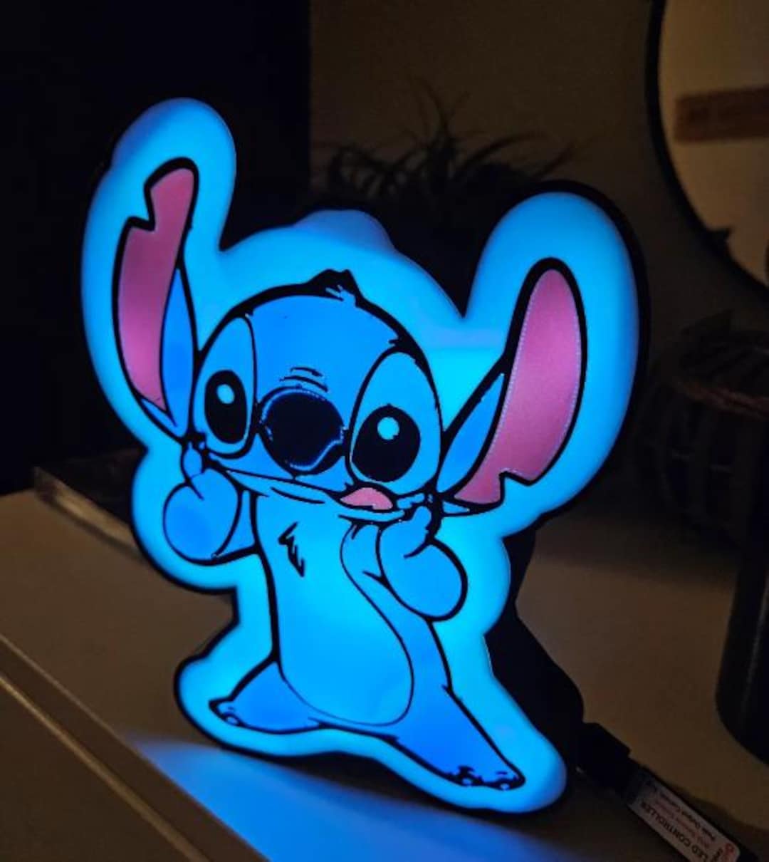 3D Printed Lilo and Stitch Lightbox - Etsy