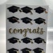 Congrats Graduation Black and Gold Graduation Card With Envelope - Etsy