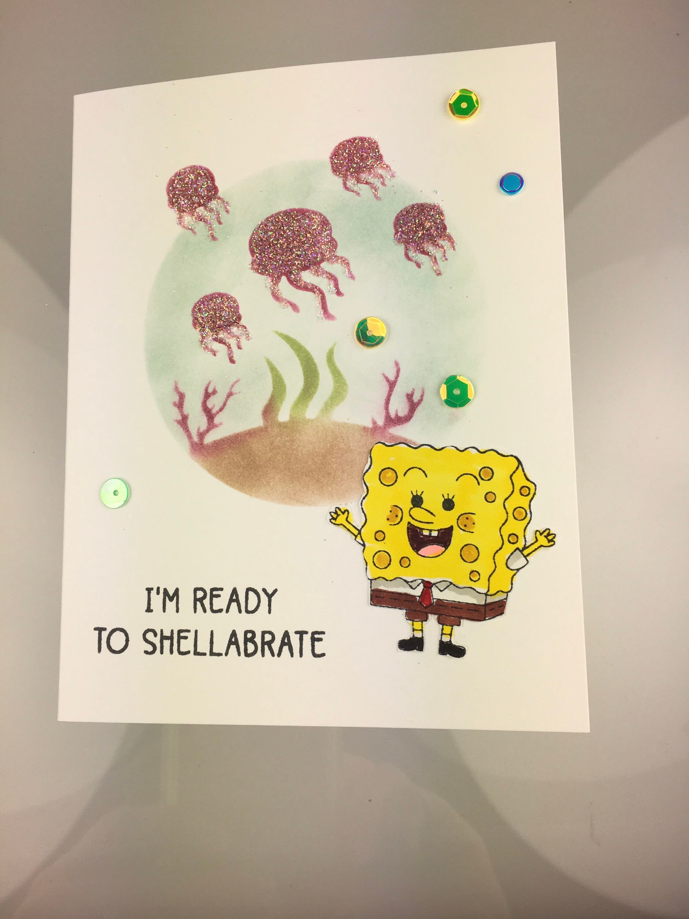 Time to Shellabrate Birthday Card With Envelope - Etsy