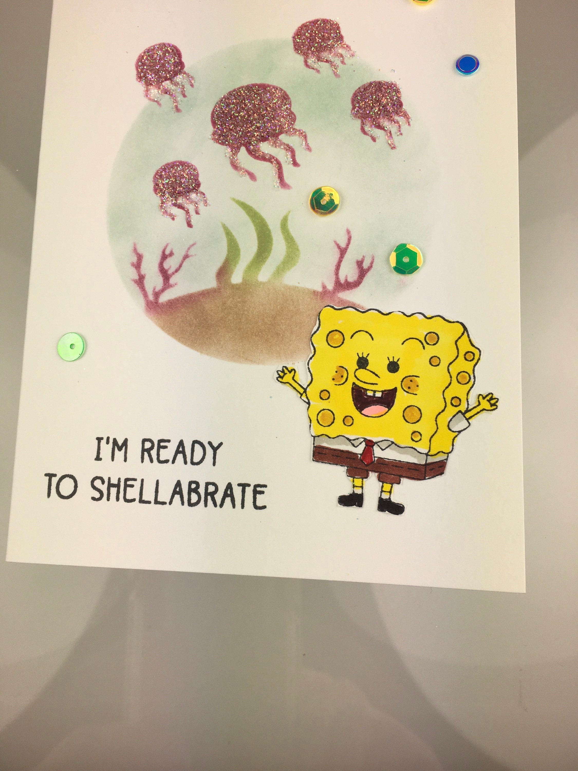 Time to Shellabrate Birthday Card With Envelope - Etsy