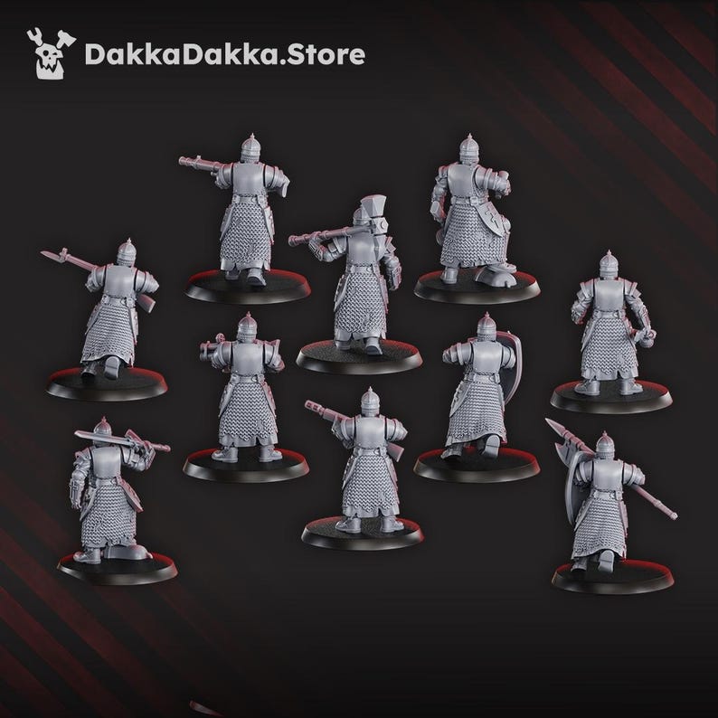 Steel Union- Holy Steel Battalion 10x Models - by Dakka Dakka - Etsy