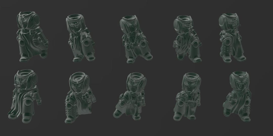 Miniature Aerial Assault Knight X10 Bodies by DMS Designs - Etsy