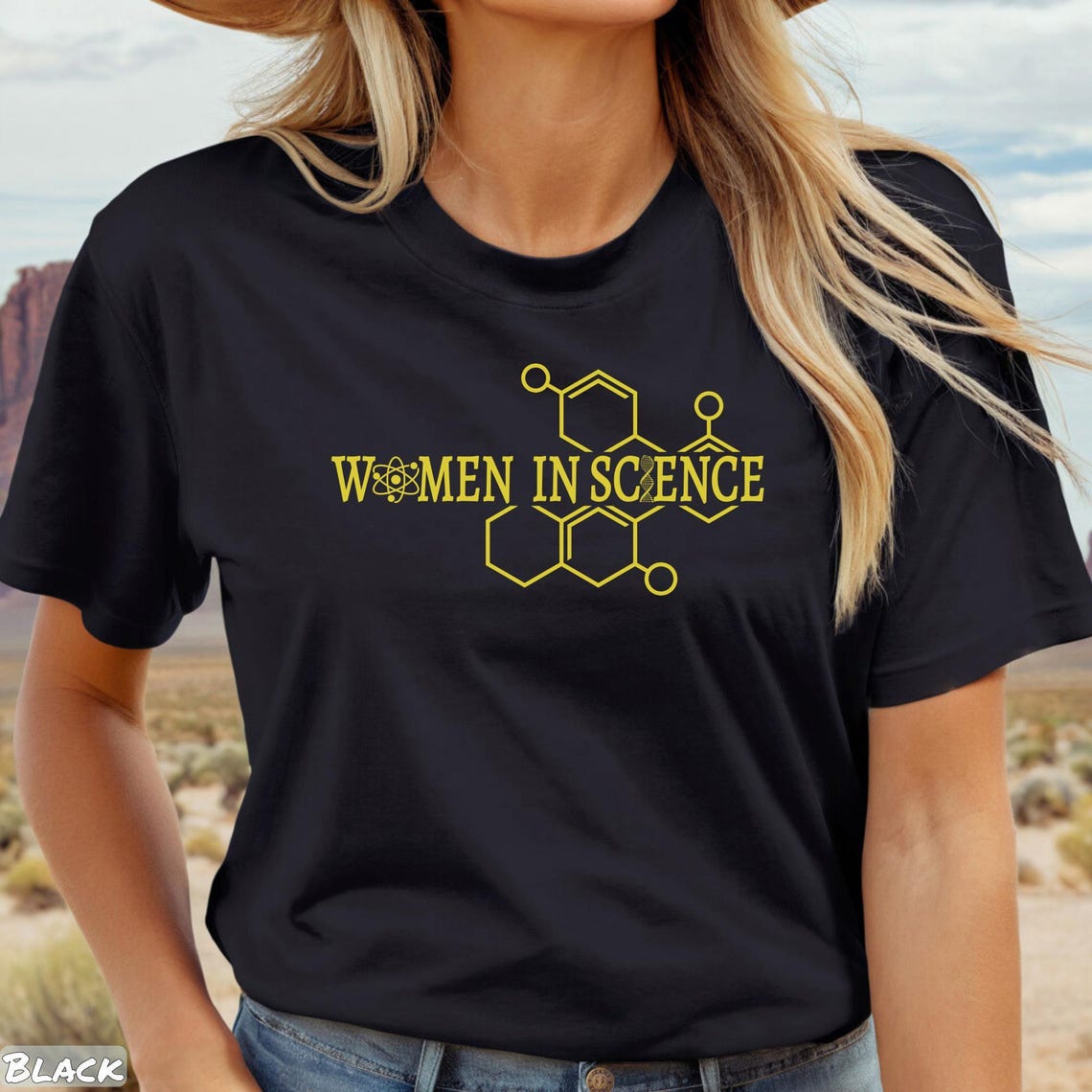 Woman in Science Sweatshirt, Trendy Science Shirt, Preppy Aesthetic Tee ...
