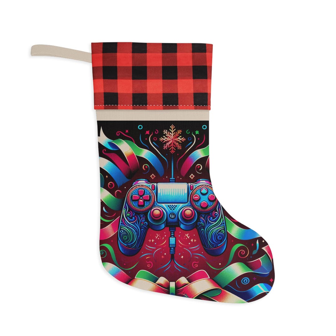Gamer Christmas Stocking - Etsy