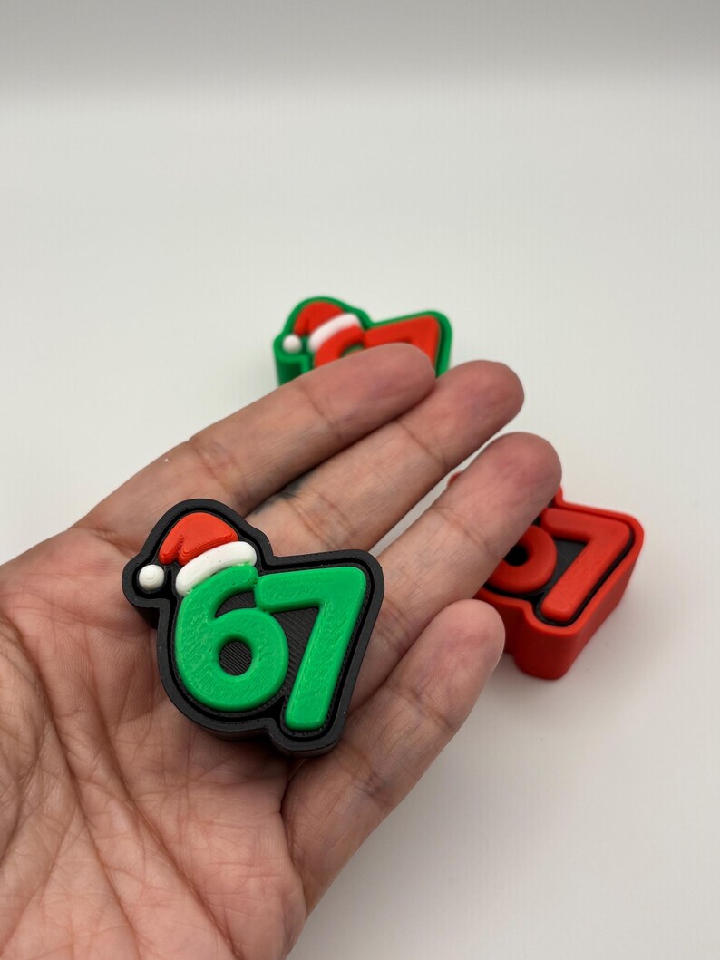 67 Meme Fidget Clicker With Santa Hat, Christmas Stocking Stuffer - Etsy