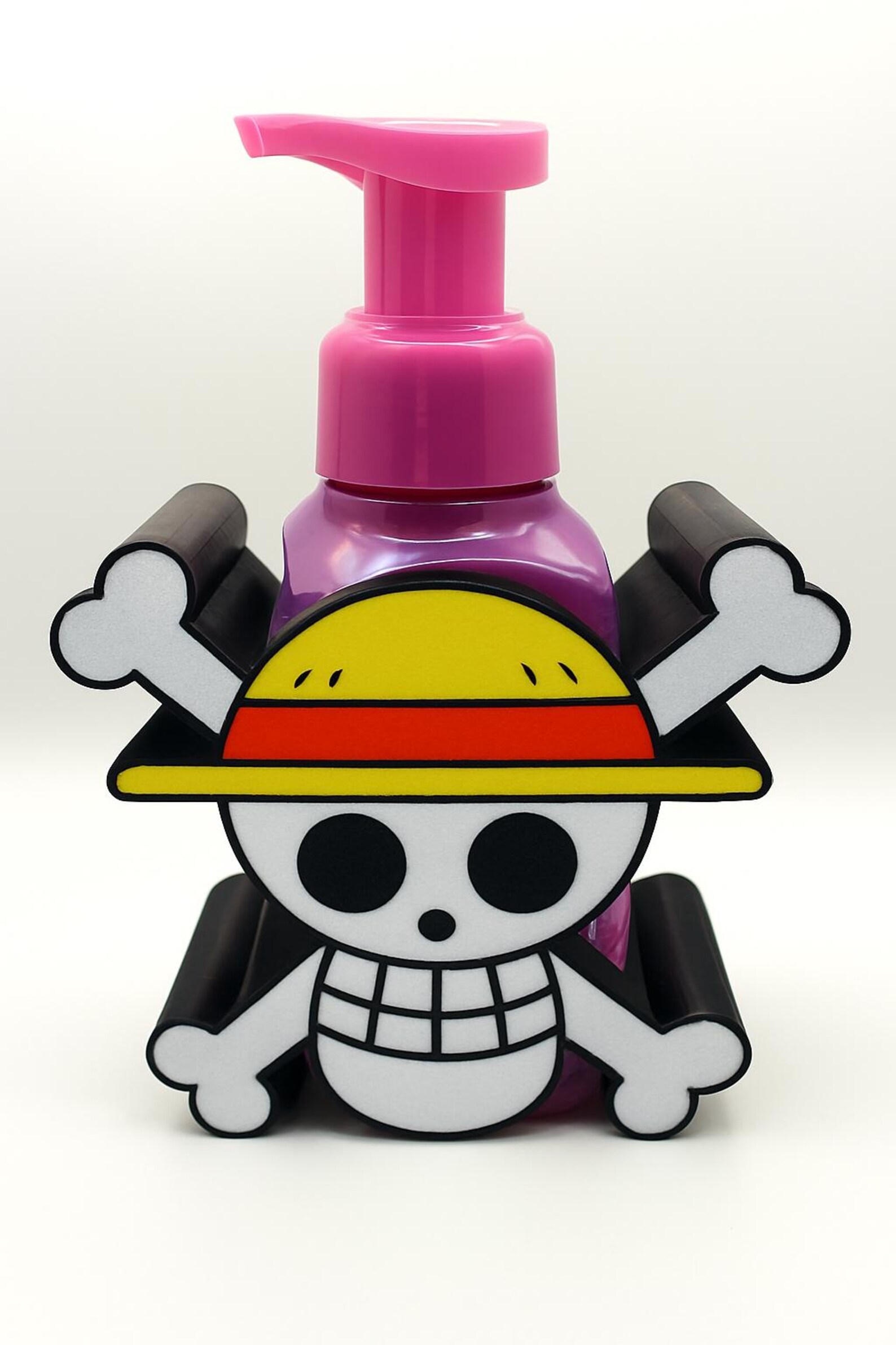 One Piece Soap Holder: Jolly Roger Luffy Anime Bathroom Decor - Etsy