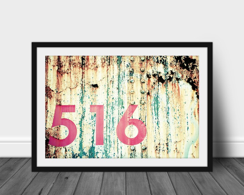 516 Area Code Photography Number or Address Print - Etsy