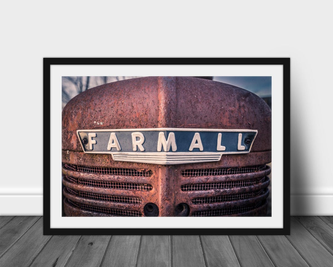 Rustic Farmall Tractor Metal Wall Art - Captivating Americana ...
