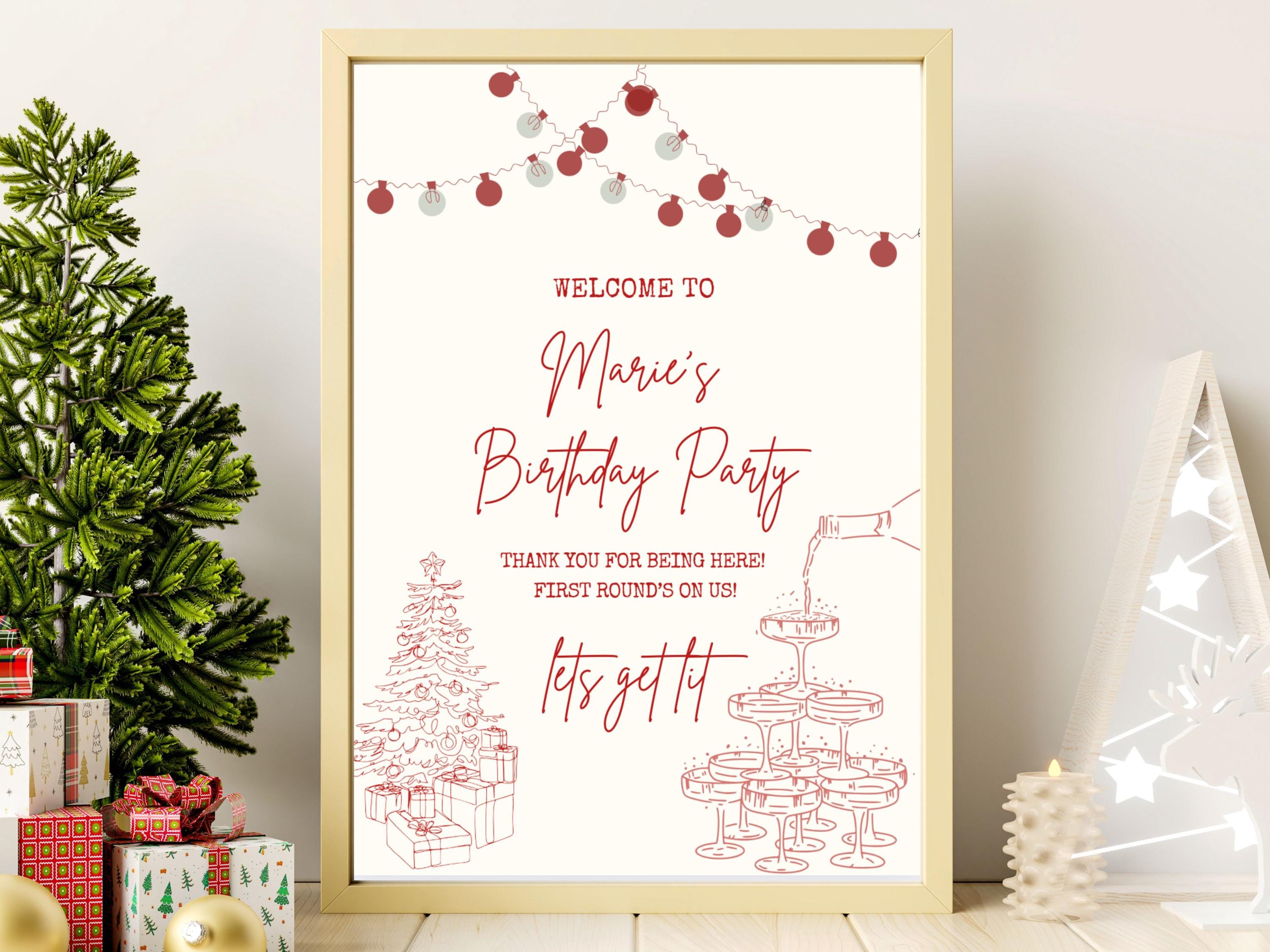 Let's Get Lit Party Welcome Sign, Let's Get Lit Birthday Party Welcome ...