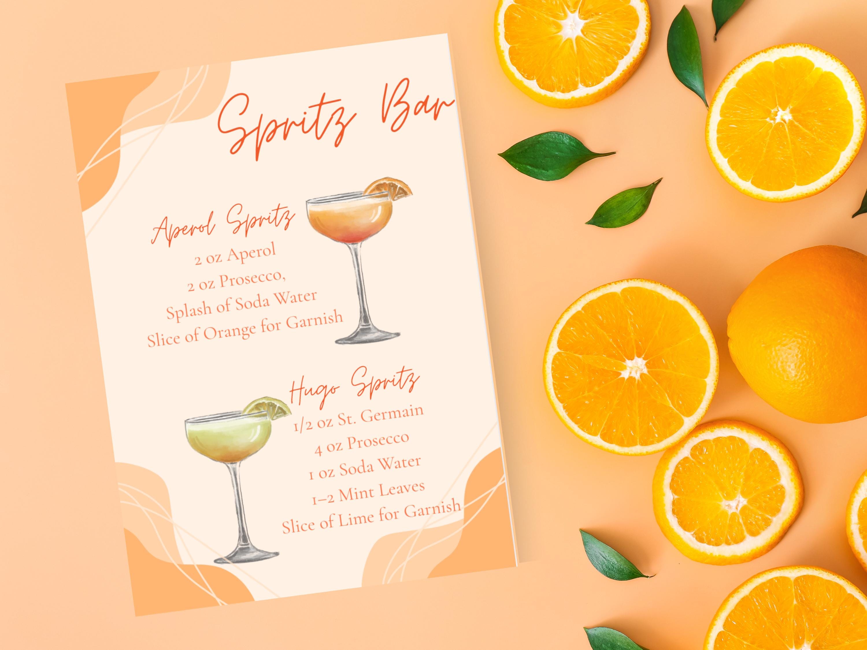 Aperol Spritz Bar Sign, Spritz Bar Sign, Aperol Spritz Theme Party ...