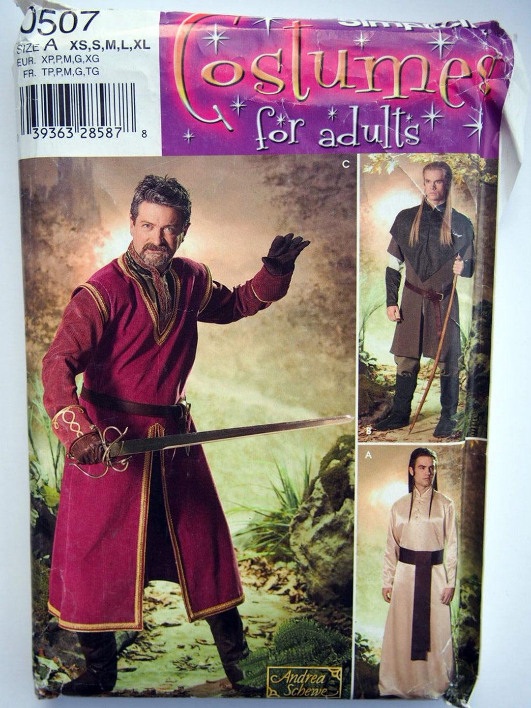 Simplicity 0507 (or 4942, Same Pattern), Aragorn, Legolas, Elf Robe ...
