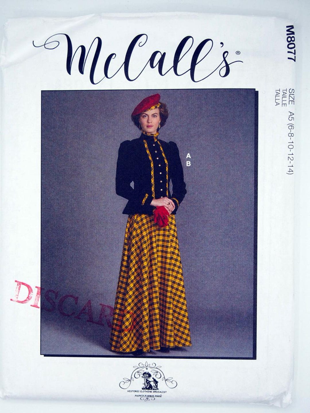 Mccall’s 8077, Victorian Jacket and Full Skirt With Standing Collar, by ...
