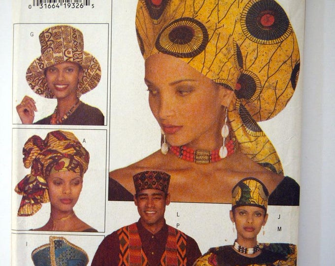 Butterick 3470, African-inspired Headwear and Accessories - Sewing ...