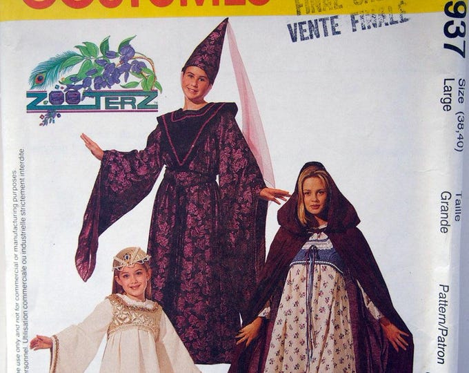 Simplicity 8735, Renaissance Gown Costume for Adults - Sewing Pattern ...