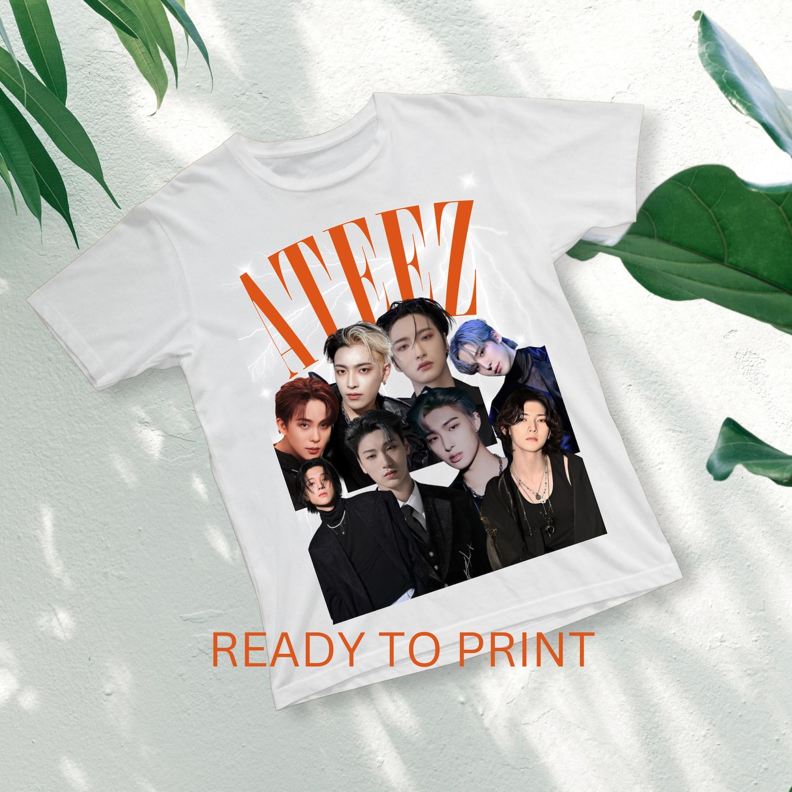 Ateez Png, T-shirt Design, Ready to Print, Printable Design, Kpop ...