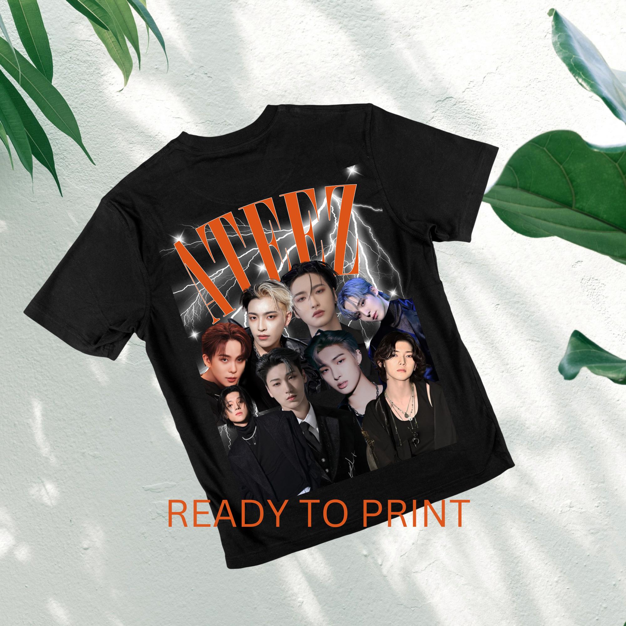 Ateez Png, T-shirt Design, Ready to Print, Printable Design, Kpop ...