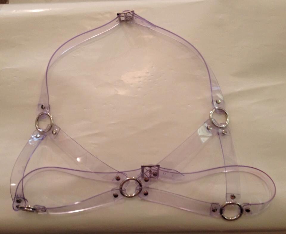Clear PVC Chest Harness - Etsy