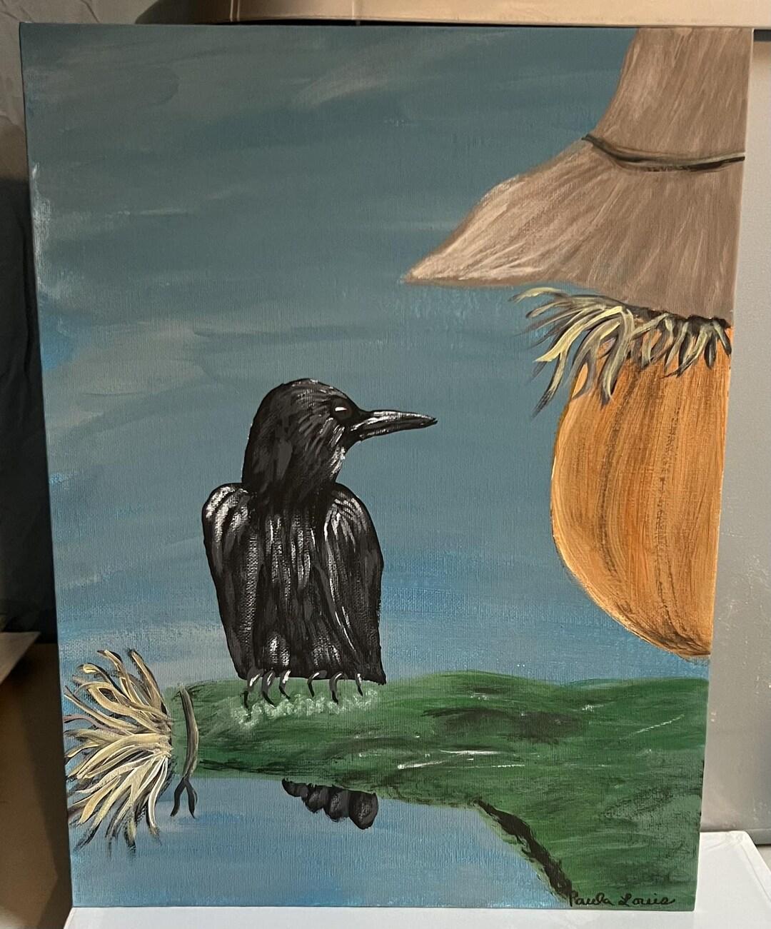 Scarecrow and Crow Halloween Autumn Fall Birds - Etsy