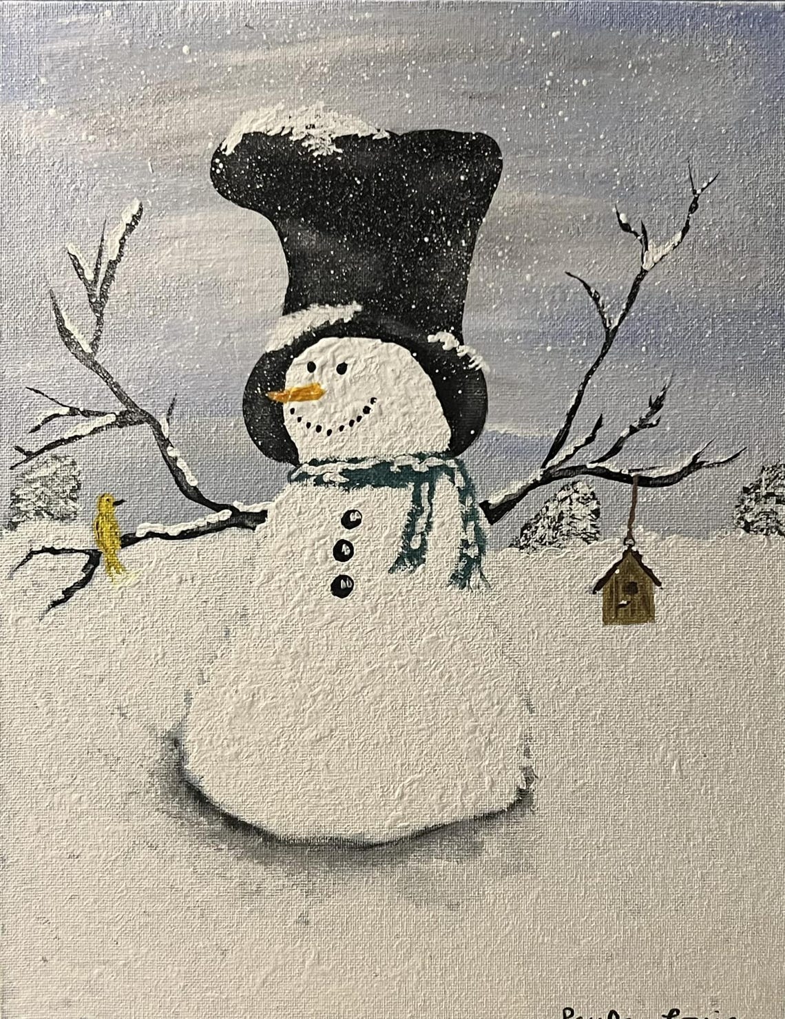Snowman Christmas Bird - Etsy