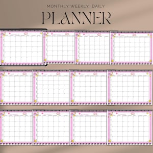 2025 Dated Digital Planner | Minimalist Hyperlinked Daily, Weekly, and ...