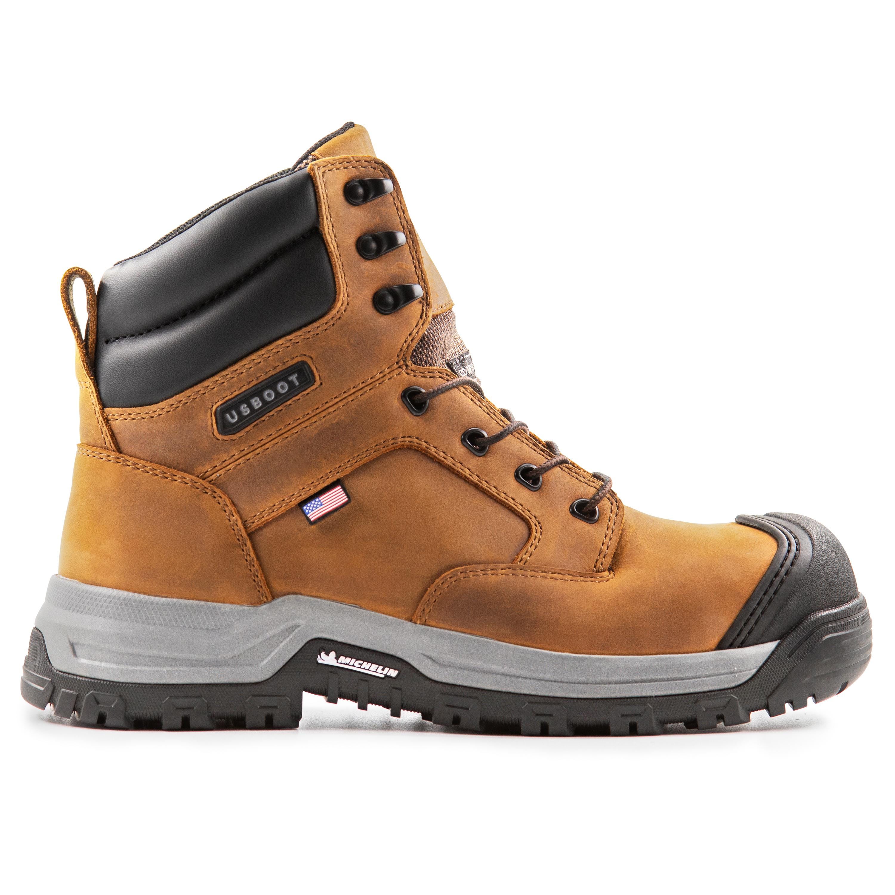 Style Echo Men's Work Boots | Soles by Michelin | Composite Safety Toe ...