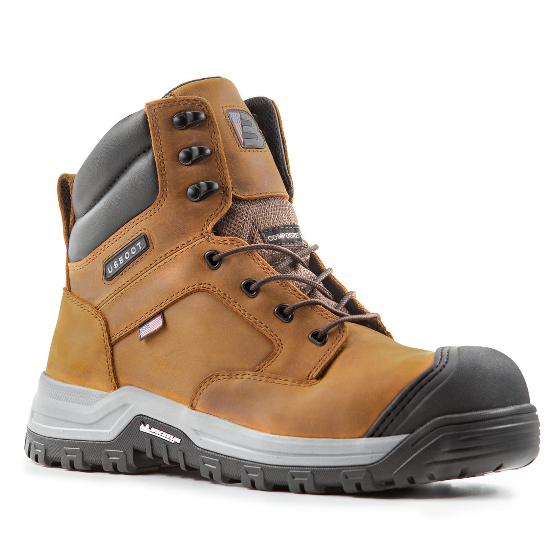 Style Echo Men's Work Boots | Soles by Michelin | Composite Safety Toe ...