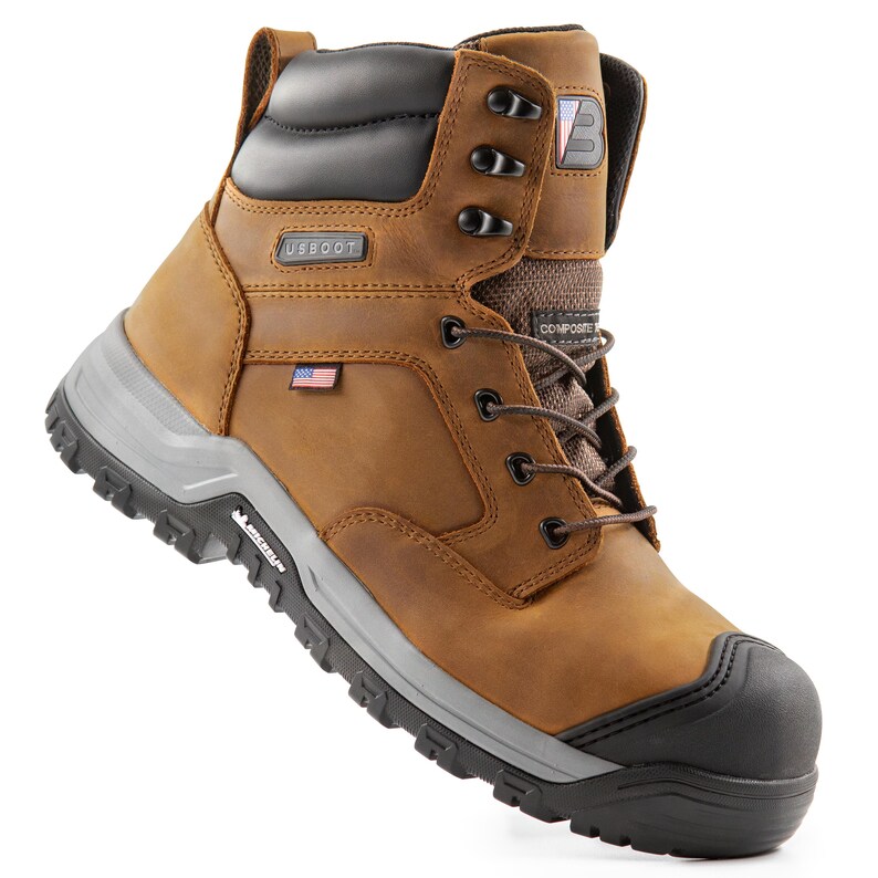 Style Echo Men's Work Boots | Soles by Michelin | Composite Safety Toe ...