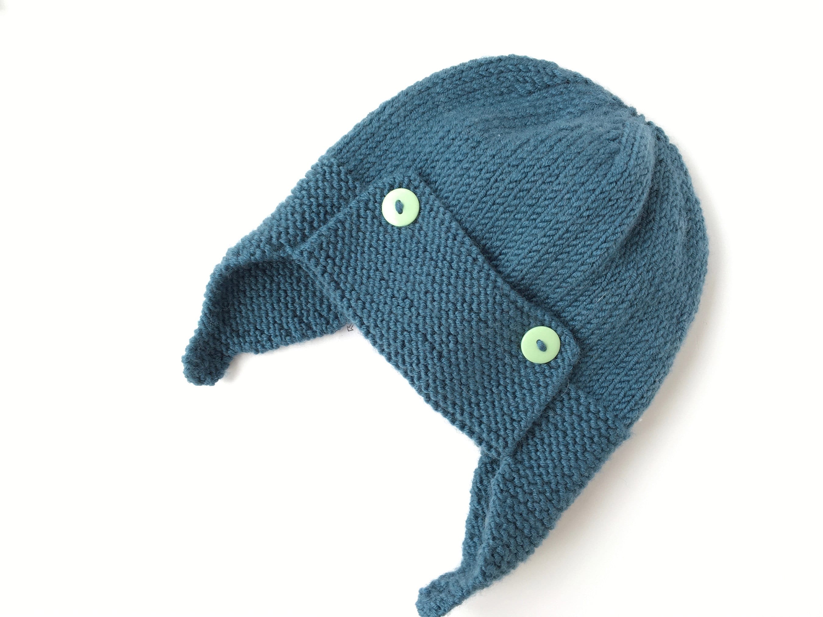 Baby Pilot Hat Knitting Pattern WRIGHT FLYER - Etsy UK