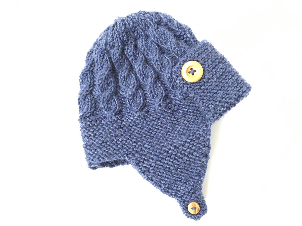 Aviator Hat Knitting Pattern for Baby and Child DAYTON - Etsy UK