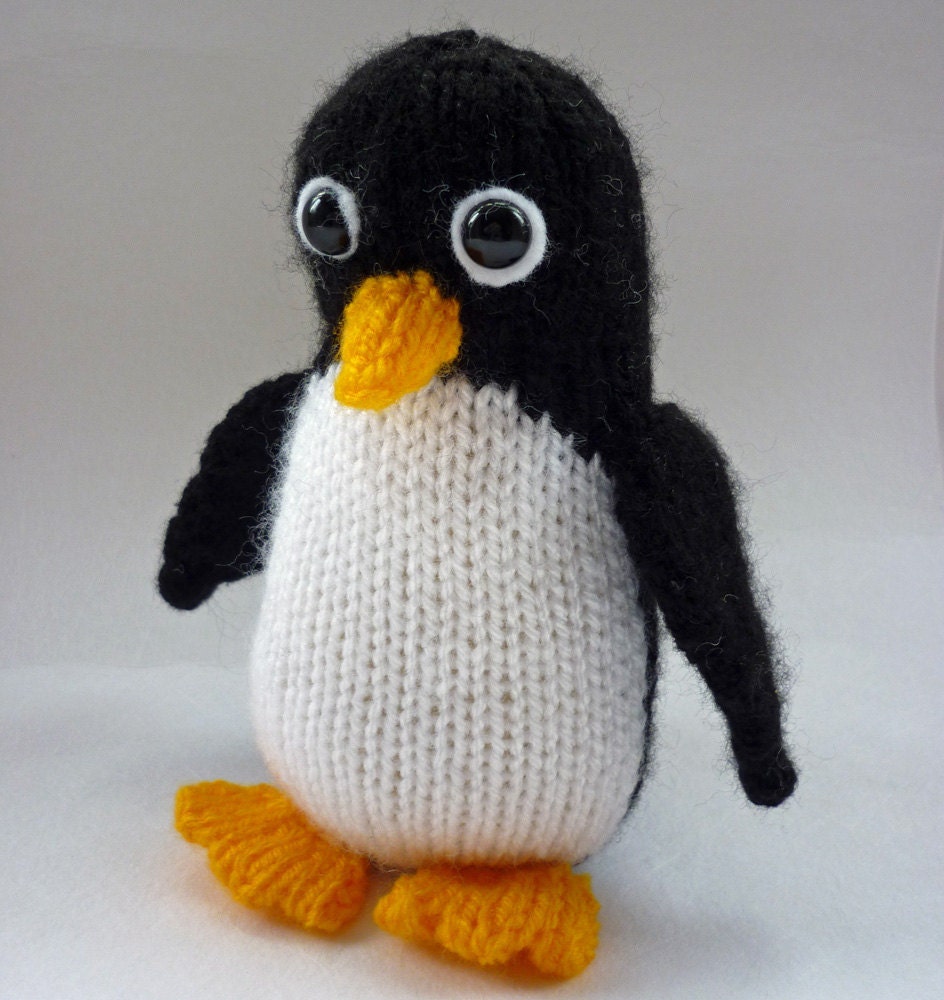 Penguin Knitting Pattern, Stuffed Toy PDF Pattern - Etsy