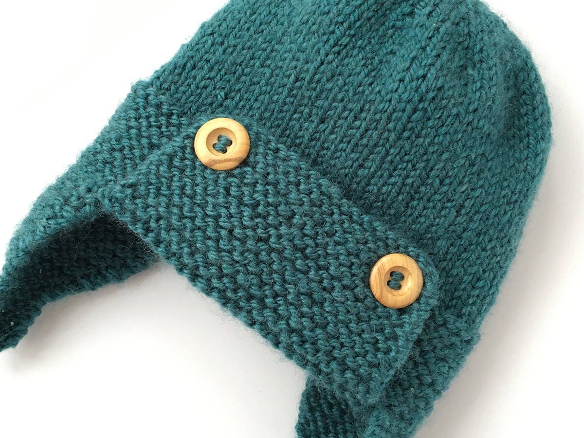 Baby Aviator Hat Knitting Pattern, Baby & Child Sizes - REGAN - Etsy