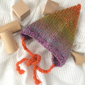 Baby Pixie Hat Knitting Pattern - RAINBOW PIXIE - Etsy