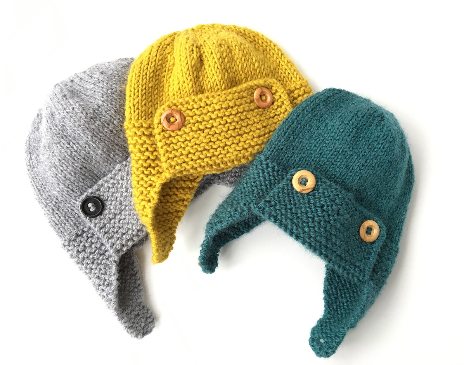 Baby Aviator Hat Knitting Pattern Baby & Child Sizes REGAN | Etsy