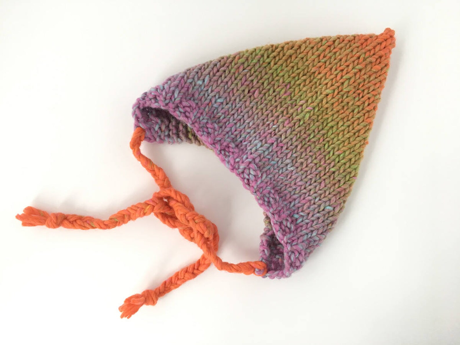 Pixie Hat PDF Knitting Pattern Easy Knit Beginner Pattern | Etsy