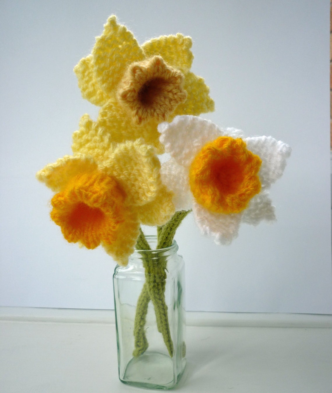Daffodils Knitting Pattern - Etsy Australia