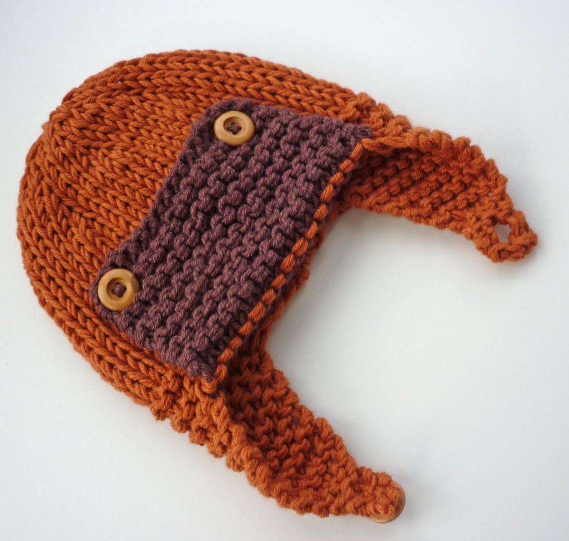 Baby Hat Knitting Pattern Aviator Hat CURTISS | Etsy