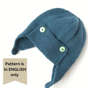 Baby Pilot Hat Knitting Pattern - WRIGHT FLYER - Etsy