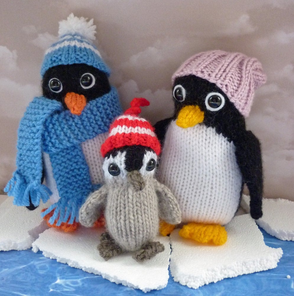 Penguin Knitting Pattern, Stuffed Toy PDF Pattern - Etsy