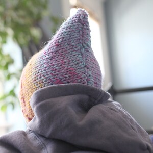 Baby Pixie Hat Knitting Pattern - RAINBOW PIXIE - Etsy