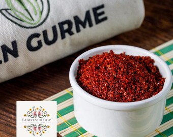 100% TURKISH ORGANIC Dried Aleppo Pepper Chilli Flakes, Crushed Chili ...
