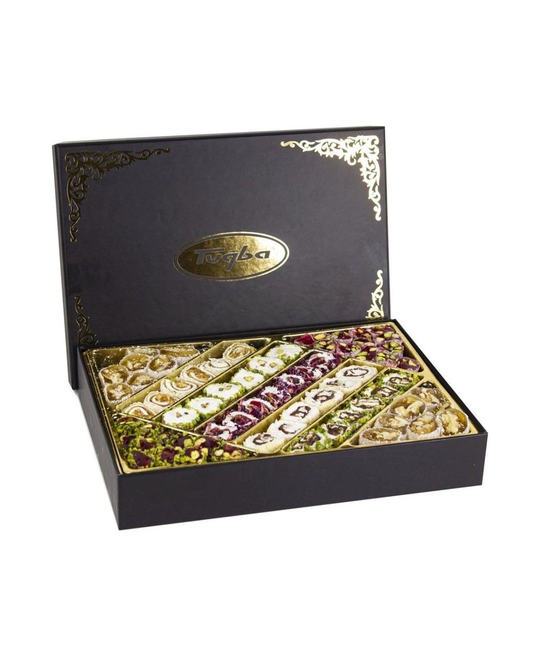 Pistachio Turkish Delight Mix | Luxury Gold Gift Box (710 Grams) - Etsy