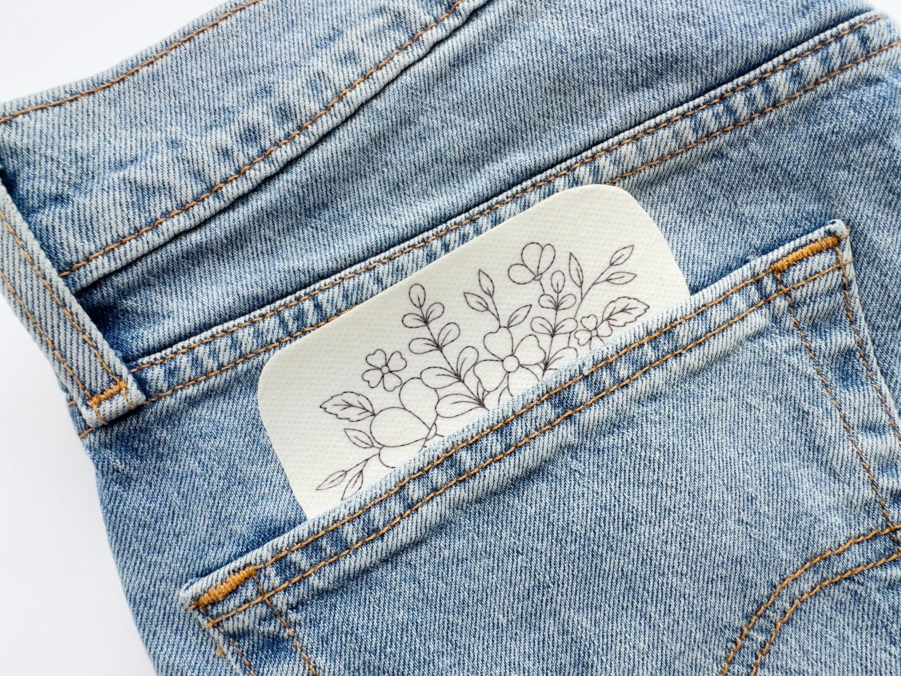 7 Pairs of Floral Border Stick and Stitch Embroidery Designs, Flower ...