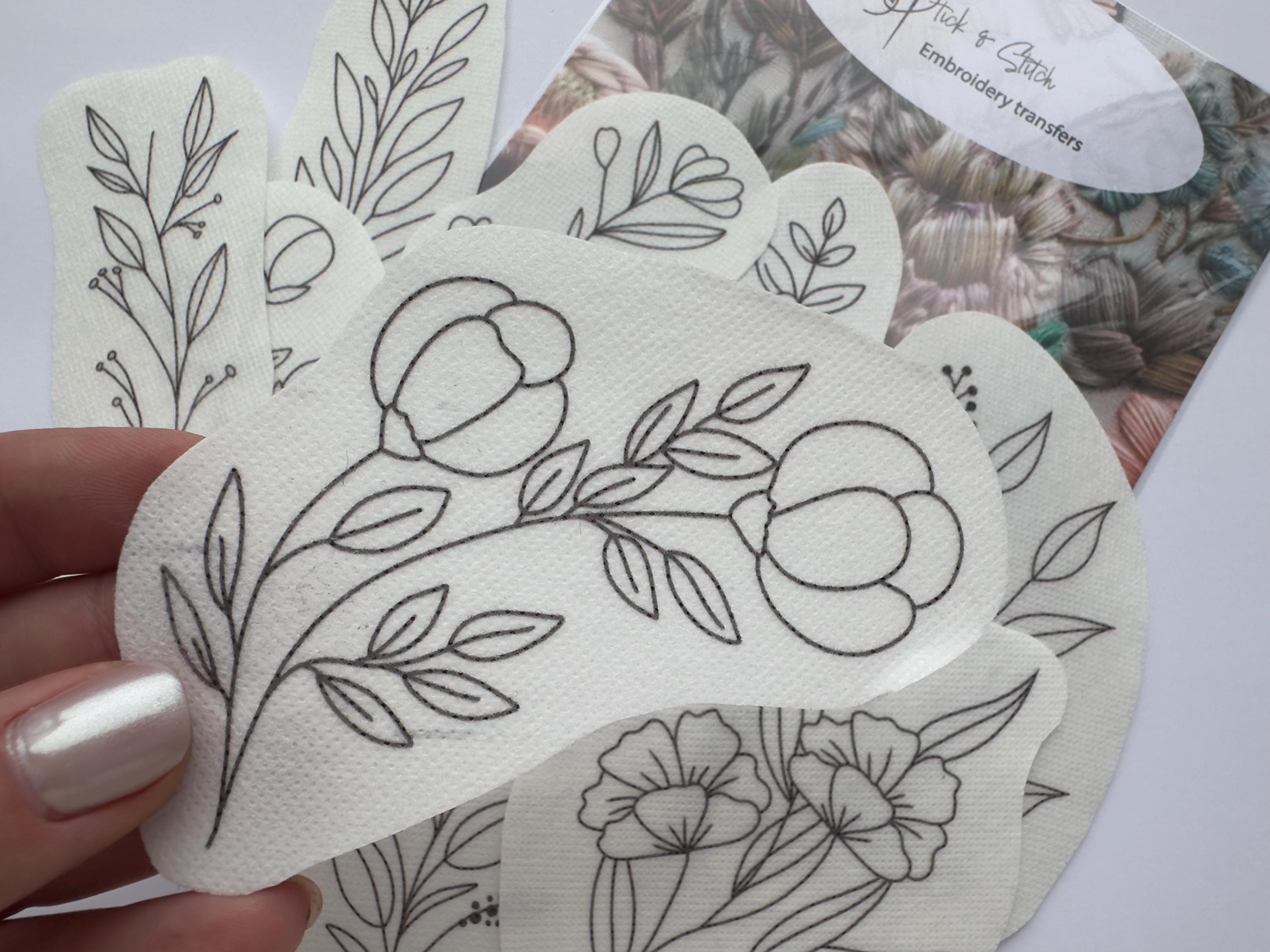 Floral Branches Embroidery Patterns, Flower Embroidery Designs ...