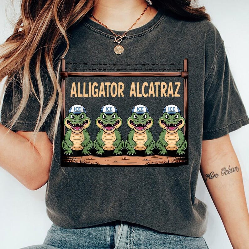 Alligator PNG, Alcatraz Gator Enforcement PNG, N.I.C.E Prison Squad ...
