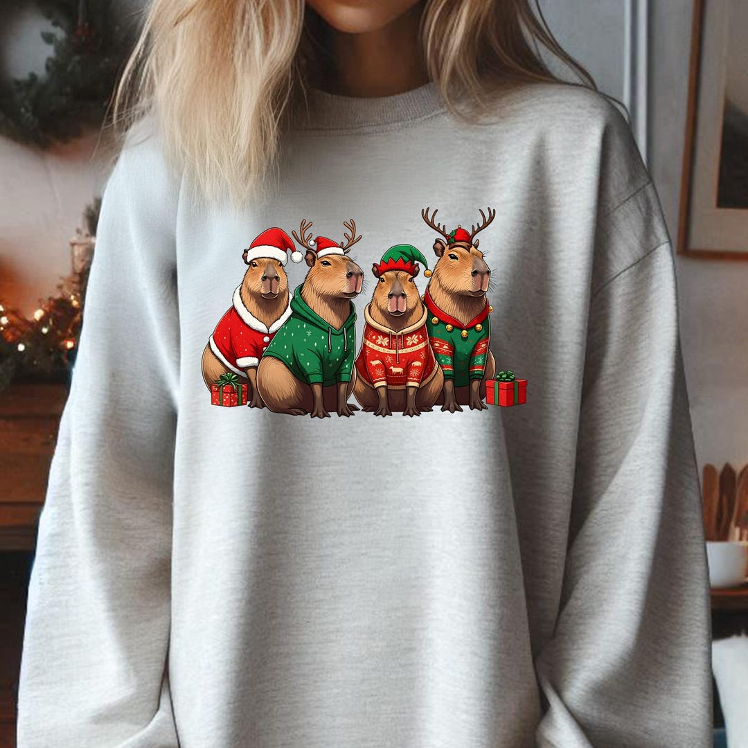 Cappy Holidays PNG, Cute Capypara Christmas Png, Capy Lover PNG - Etsy
