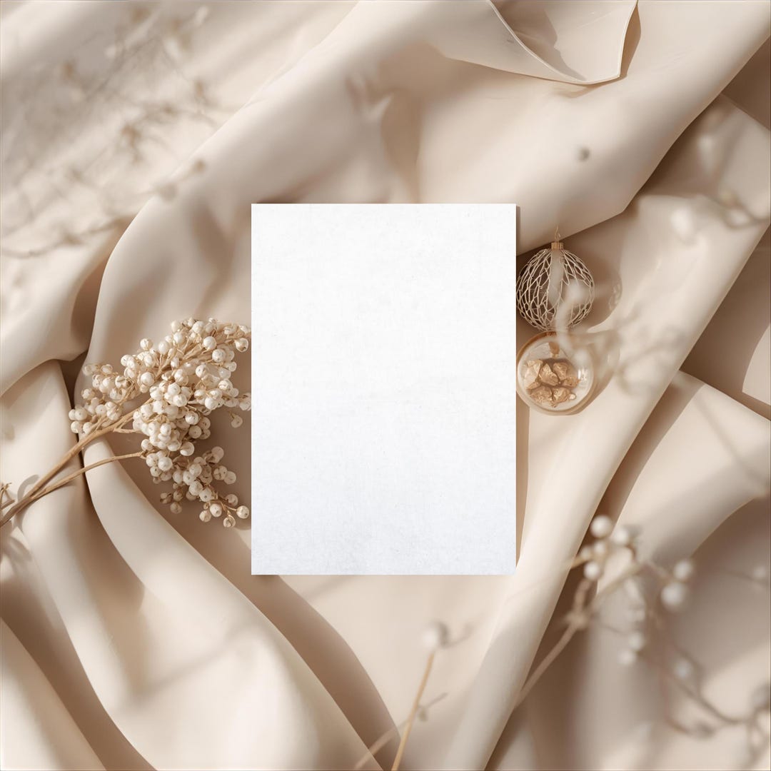 14 Boho Card Mockup Bundle: Canva Smart Frame Templates (digital ...